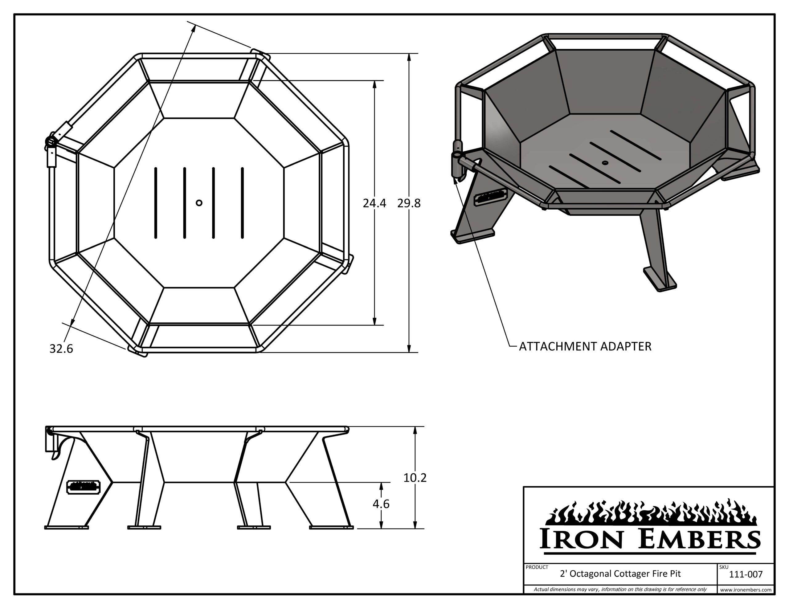 Octagon Fire Pit Dimensions at Belinda Flynn blog