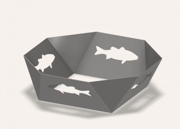 Custom fire pit design by Iron Embers